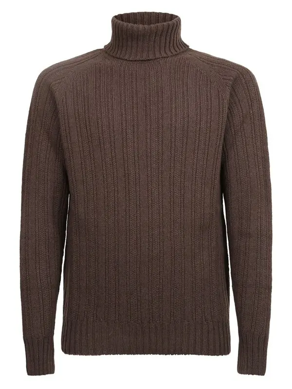 ORIGINAL VINTAGE Wool Jumper - Brown