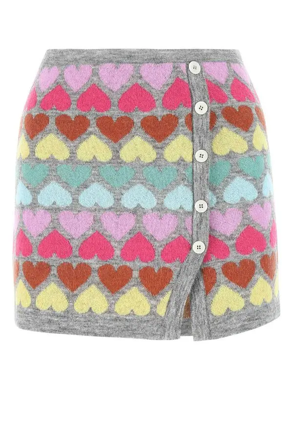 MARCO RAMBALDI Embroidered Mini Skirt - Printed