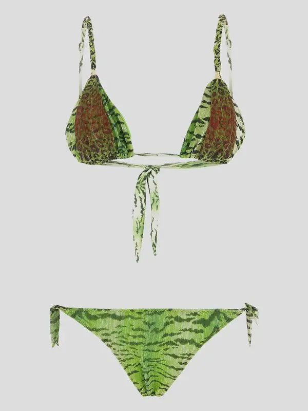 Buy PIN UP STAIRS Pin-up Tiger Print Triangle Bikini - One-color At 25% ...