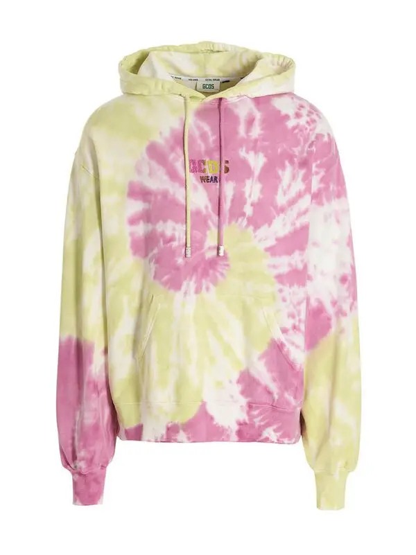 Gcds Cotton Tie-dye Hoodie - Multicolor