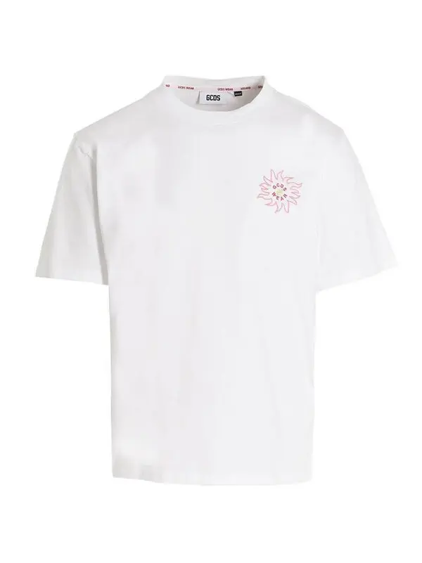 Gcds T-shirt 'surfing Weirdo - White