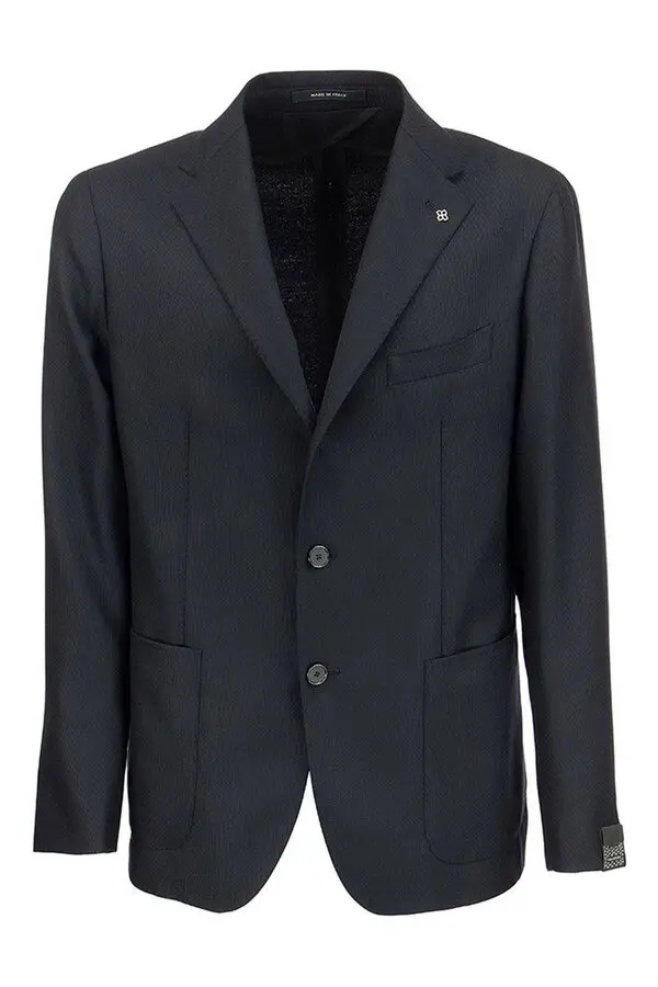 Tagliatore Classic Wool Jacket - Blue