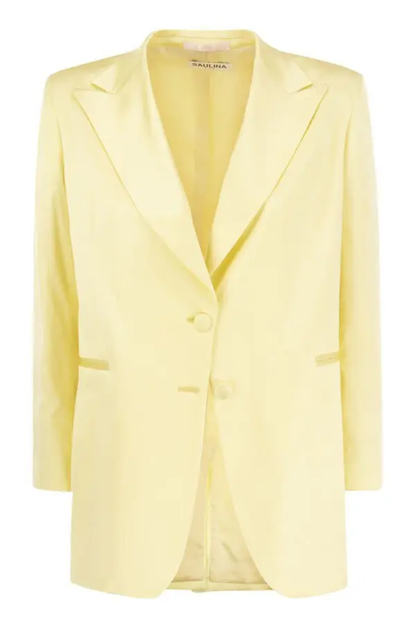 SAULINA Agnese Viscose Blend Blazer