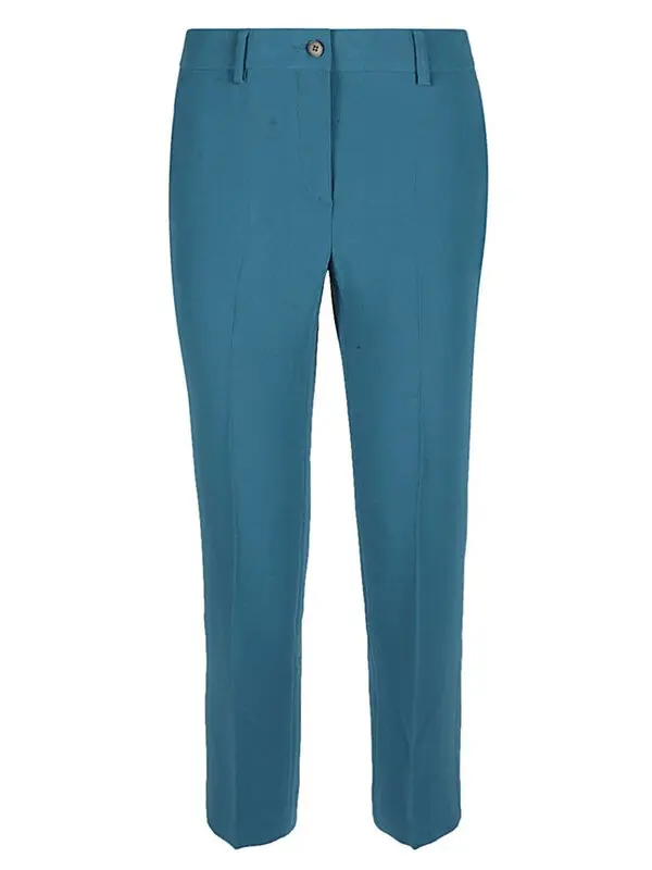 Alberto Biani Cady Flared Trousers - Clear Blue