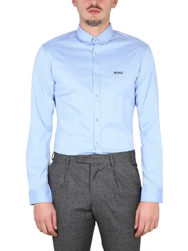 Buy Hugo Boss Biado Shirt - Blue At 26% Off | Editorialist