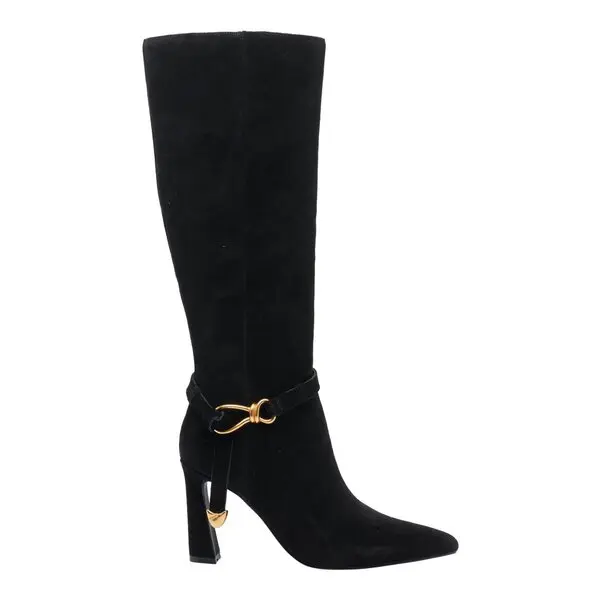 Steve Madden Sirrens Suede Boots - Black