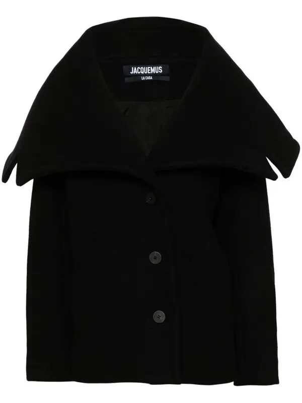 Jacquemus Felted Virgin Wool Coat