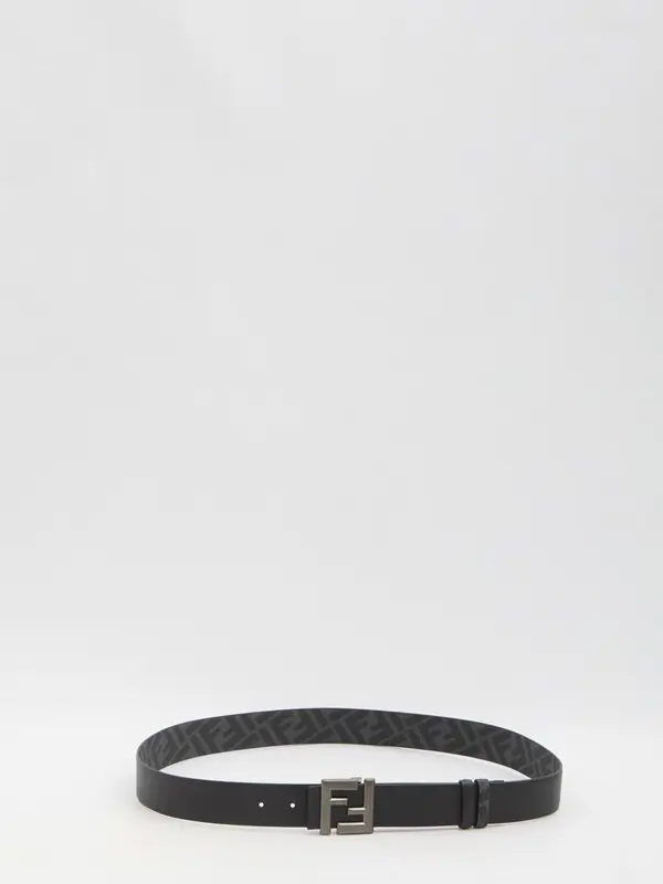Fendi Ff Reversible Belt In Black 34% Off Editorialist