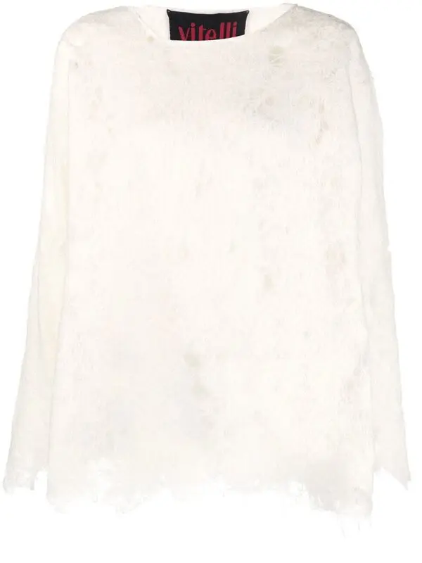 VITELLI Doomboh Sweater - White Mohair