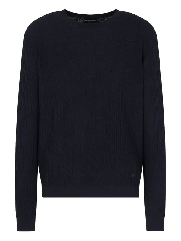 Emporio Armani Wool Crewneck Jumper