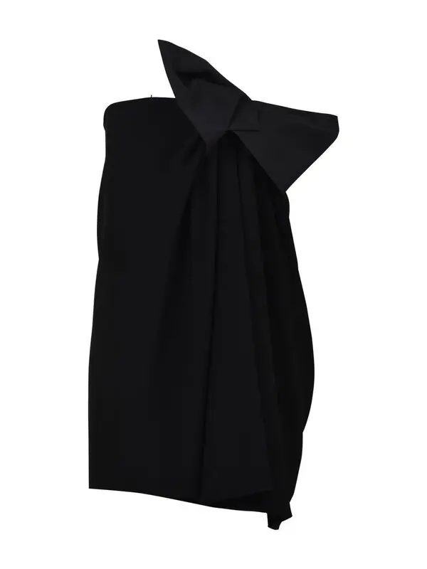 Saint Laurent Mini Dress With Bow