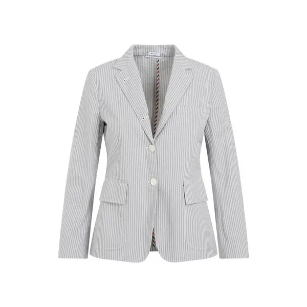 Thom Browne Striped Cotton Jacket