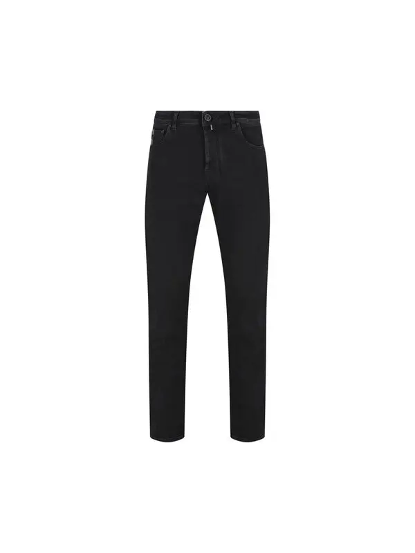 Jacob Cohen Straight Leg Jeans - Black