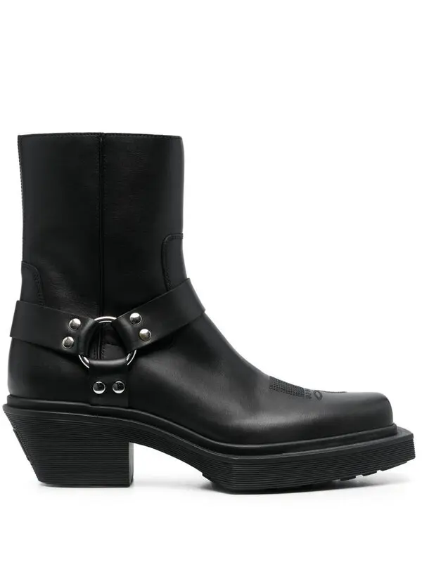 Vtmnts Cowboy Boots In Black - 48% Off | Editorialist
