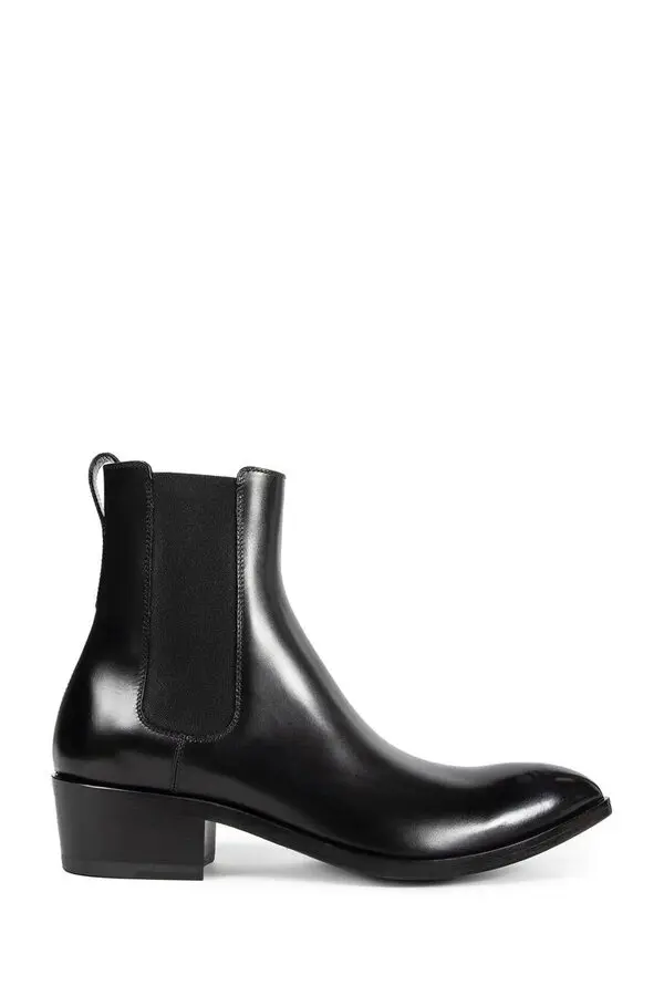TOM FORD Burnished Leather Chelsea Boot