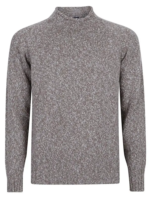 DRUMOHR Round Neck Sweater - Brown