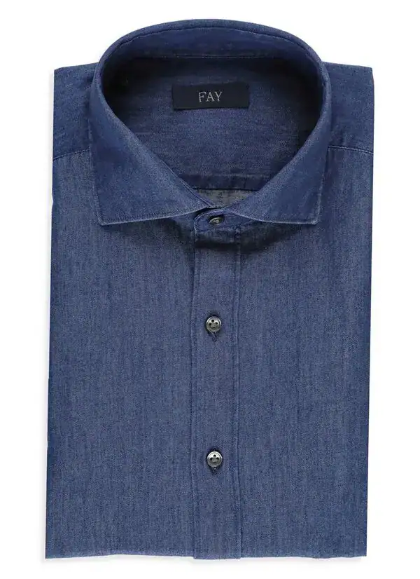 Buy FAY Shirts - Blue At 33% Off | Editorialist