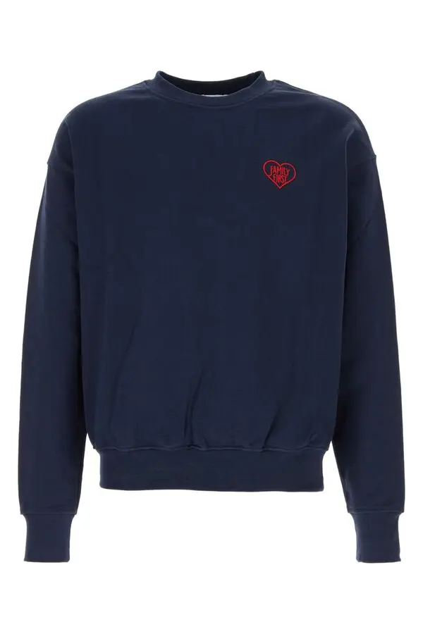 FAMILY FIRST Crewneck Sweatshirt Heart - Darkblue
