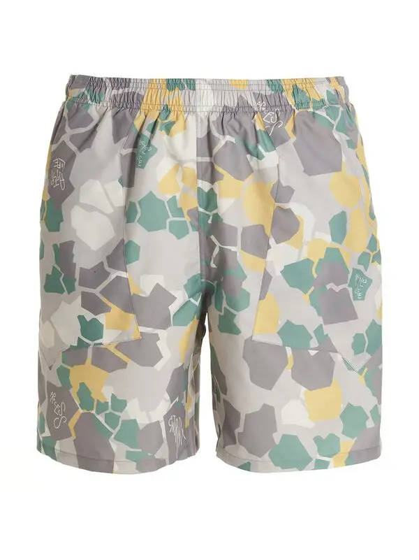 OBJECTS IV LIFE Printed Beach Shorts - Multicolor