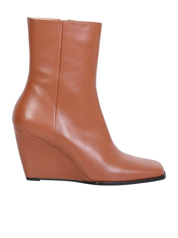WANDLER Gaia Ankle Boots - Beige