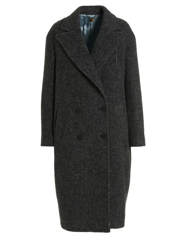 MAURIZIO MIRI Cocoon Coat - Gray