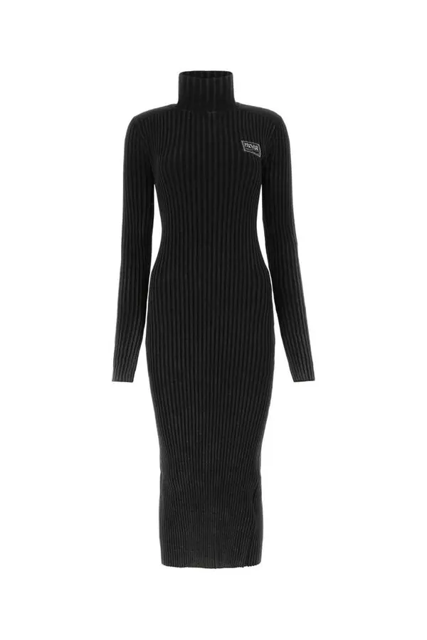 Versace Long Dress - Black