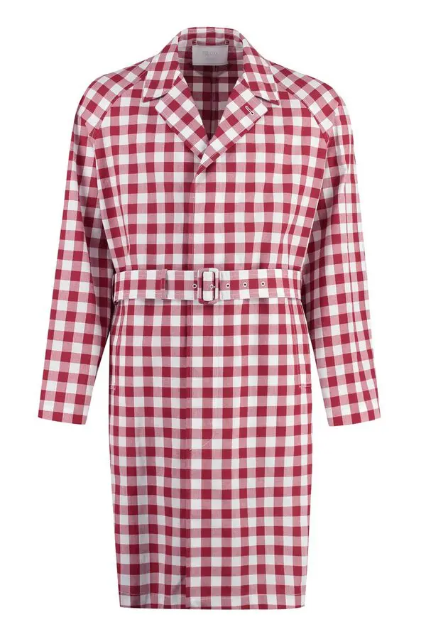Prada Vichy Cotton Coat