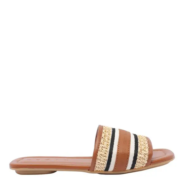 Hogan Leather Sandals - Brown