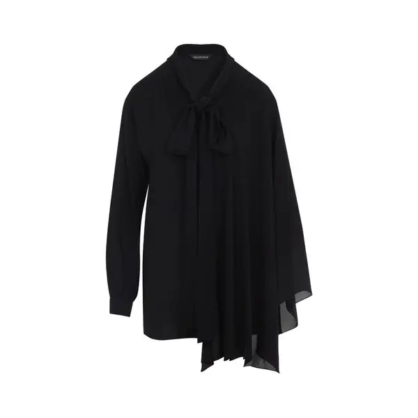 Balenciaga Silk Scarf Blouse