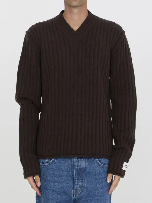 Dolce & Gabbana Ribbed Wool Sweater