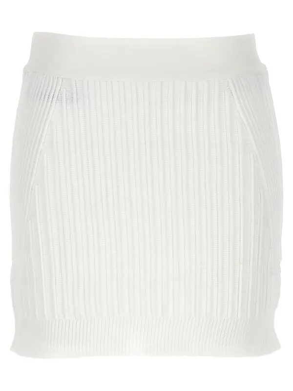 Herve Leger Ottoman Mini Skirt