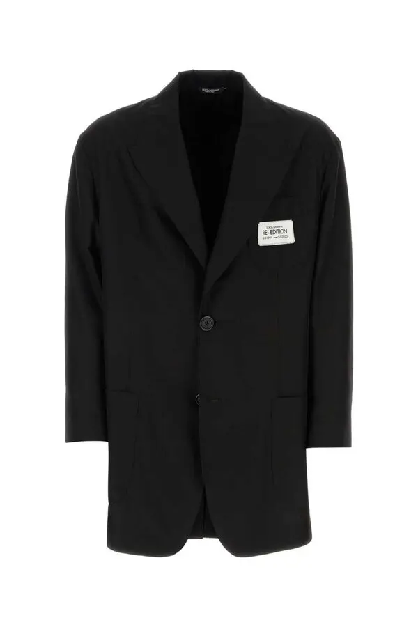 Dolce & Gabbana Shantung Oversized Blazer