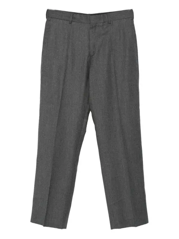 Paul Smith Elegant Cashmere And Wool Trousers - Grey