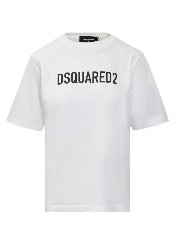 Dsquared2 Printed Crewneck T-shirt - White