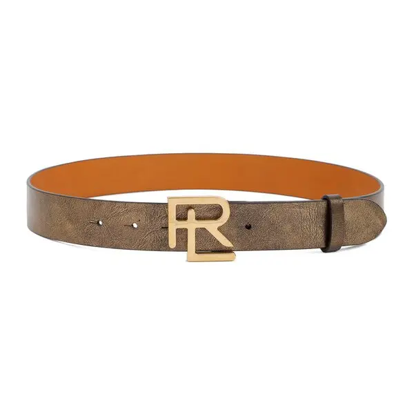 Ralph Lauren Rl Logo Belt In Metallic - 23% Off | Editorialist