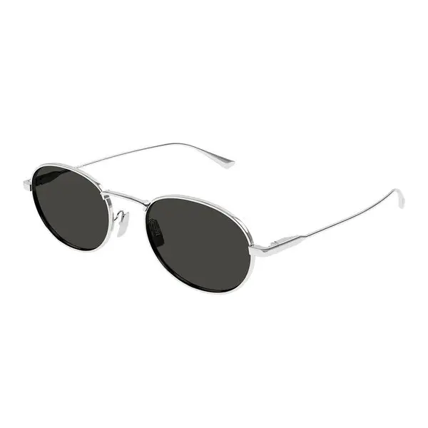 Saint Laurent Oval Sunglasses - Silver