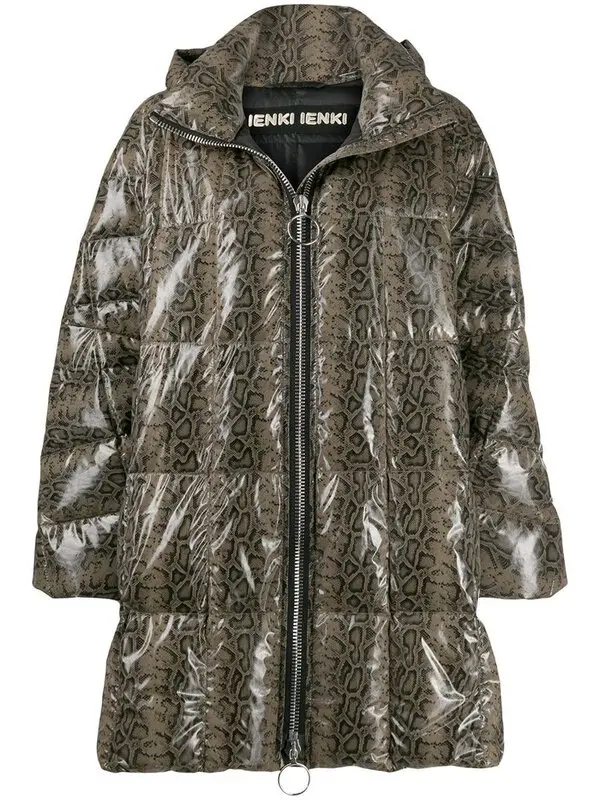 IENKI IENKI Cropped Trapeze Puffer Coat