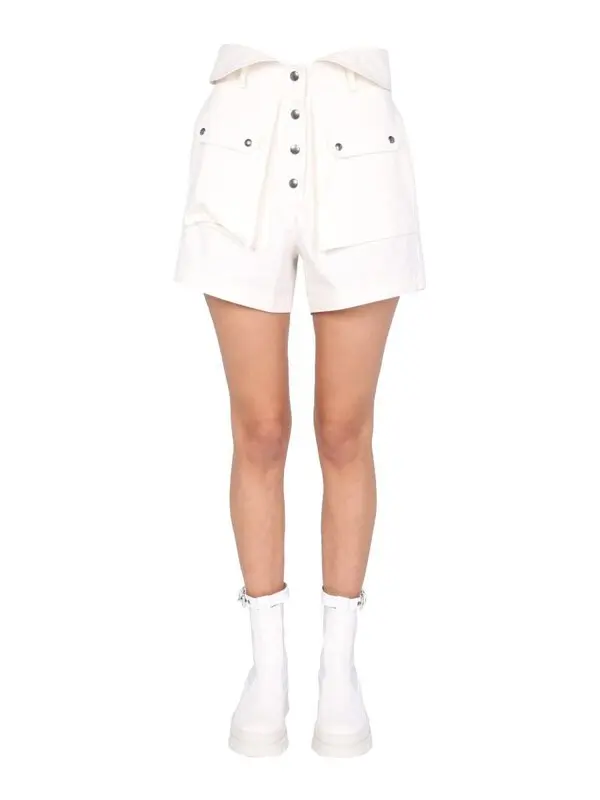 Philosophy Di Lorenzo Serafini High Waist Bermuda Shorts