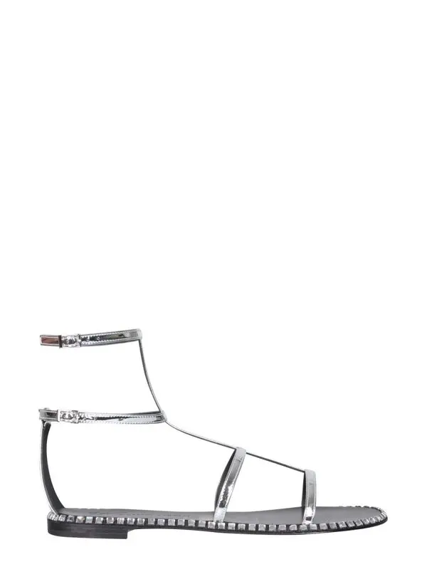 GIUSEPPE ZANOTTI Flat Gladiator Sandals