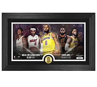 HIGHLAND MINT Lebron James All-time Leading Sco Rer Photo