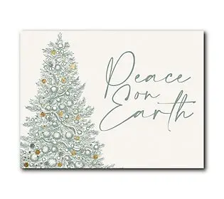 COURTSIDE MARKET Peace On Earth 16x20 Canvas Wa Ll Art
