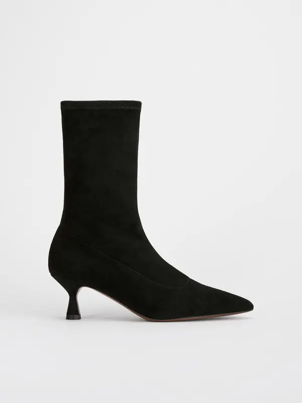 ATP ATELIER Cerone Suede Stretch Boots - Black