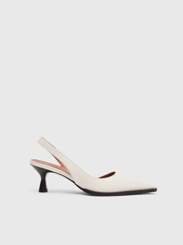 ATP ATELIER Desana Slingbacks - Linen
