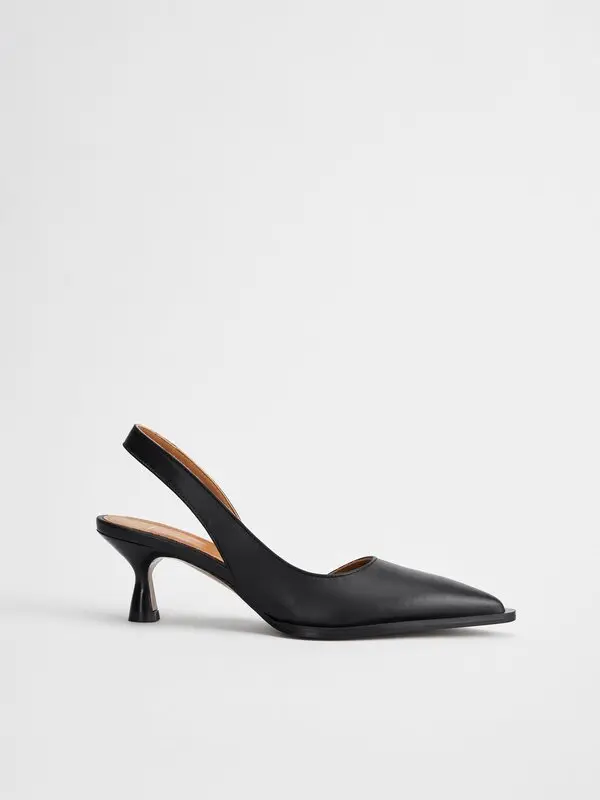 ATP ATELIER Desana Slingbacks - Black
