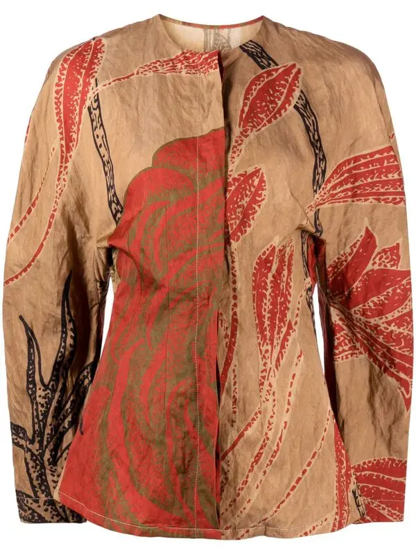 UMA WANG Floral Print Blouse