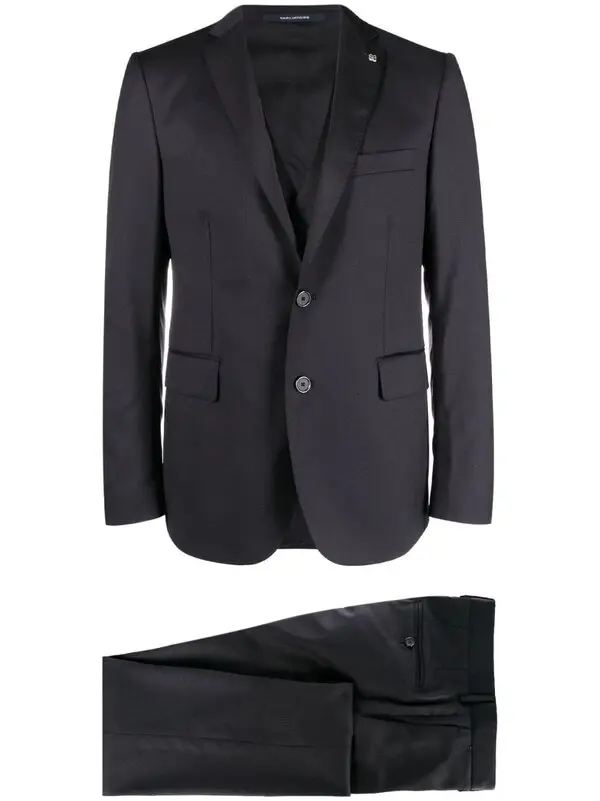 Tagliatore Single-breasted Two-piece Suit - Blue