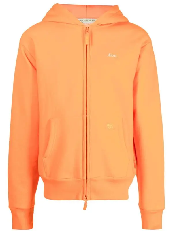 ADVISORY BOARD CRYSTALS Logo-print Zip-up Hoodie
