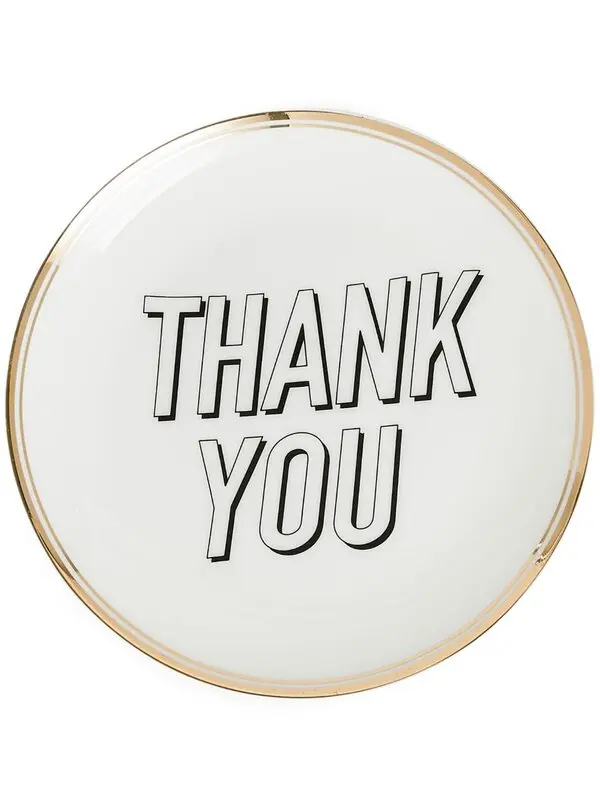 BITOSSI HOME Set-of-six Thank You Plate