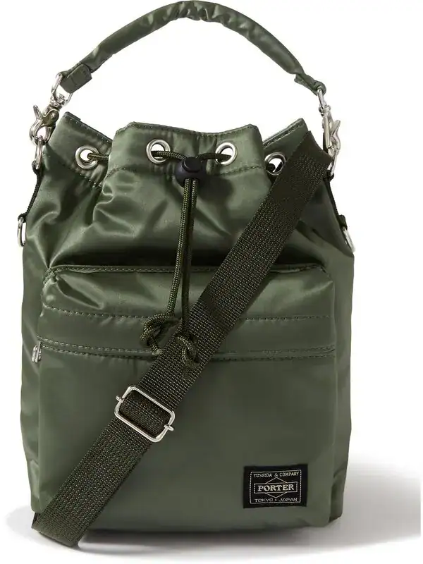 Porter-Yoshida & Co Balloon Sac Small Nylon-Twill Bucket Bag In
