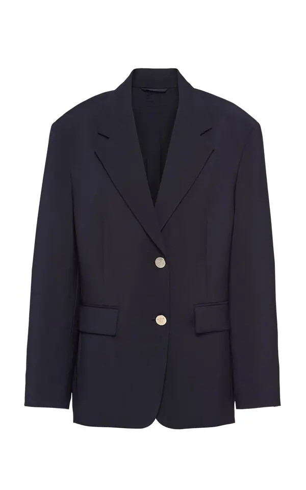 Prada Mohair-blend Blazer Jacket